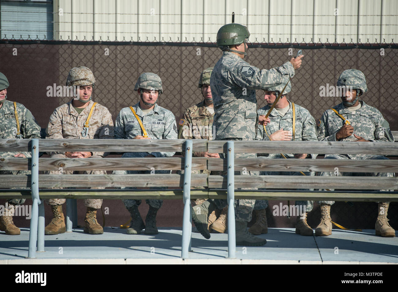 Joint Communication Support Element operators go through parachute ...