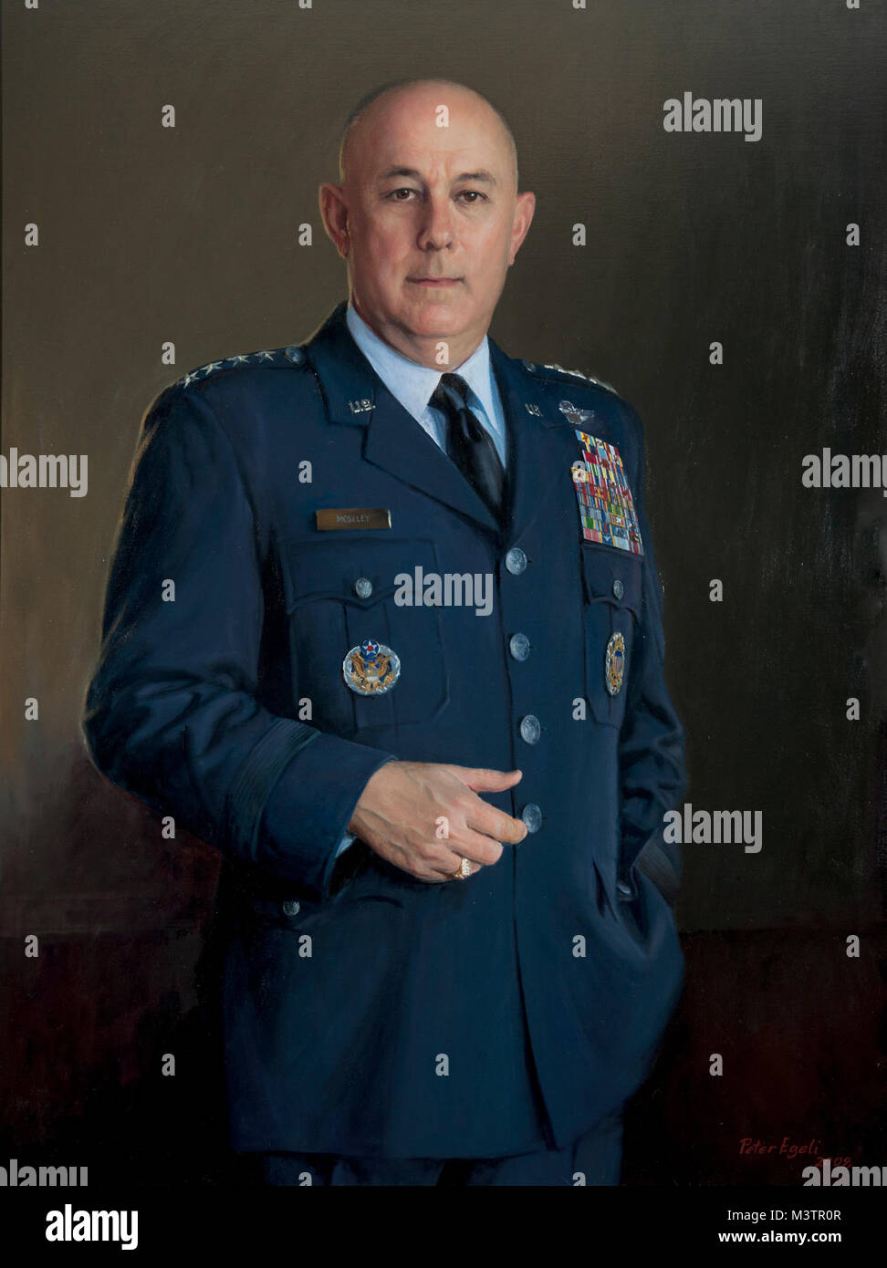 T. Michael Moseley - by Peter Egeli by AirmanMagazine Stock Photo - Alamy