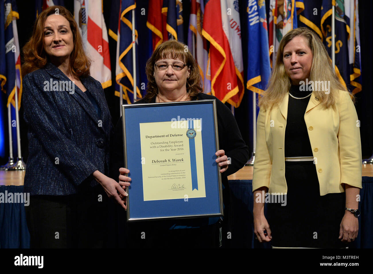 Secretary of defense outstanding employee disability award hi-res stock ...