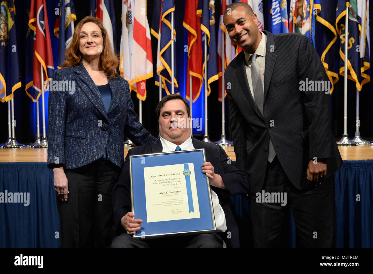 Secretary of defense outstanding employee disability award hi-res stock ...