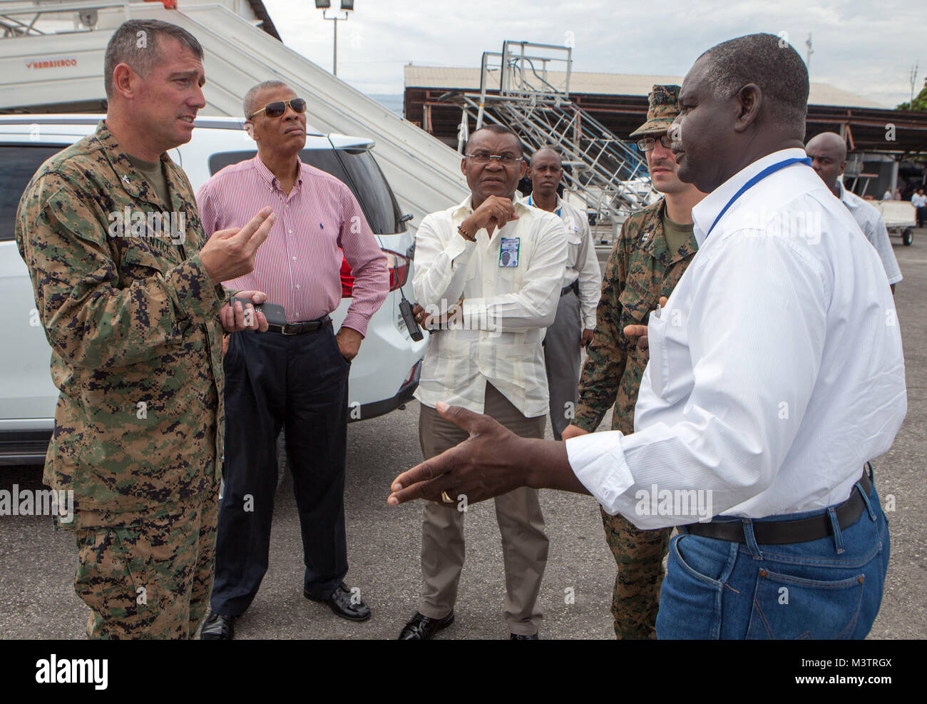 Colonel Thomas Prentice, commanding officer of Special Purpose Marine ...