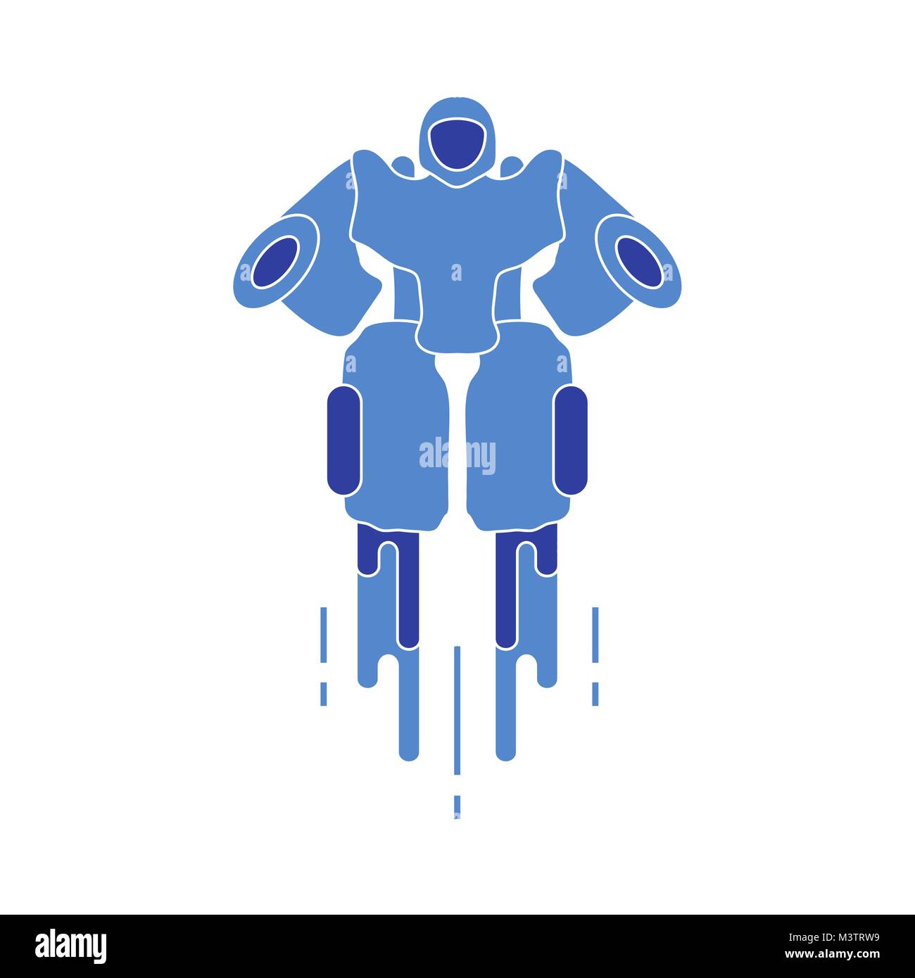 Robot. Toys for children. Robotics, technologies. Design for banner ...