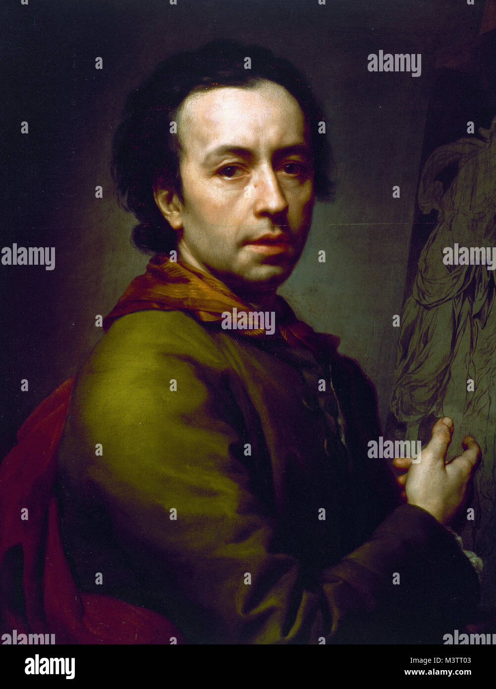 Anton Raphael Mengs - Self Portrait Stock Photo - Alamy