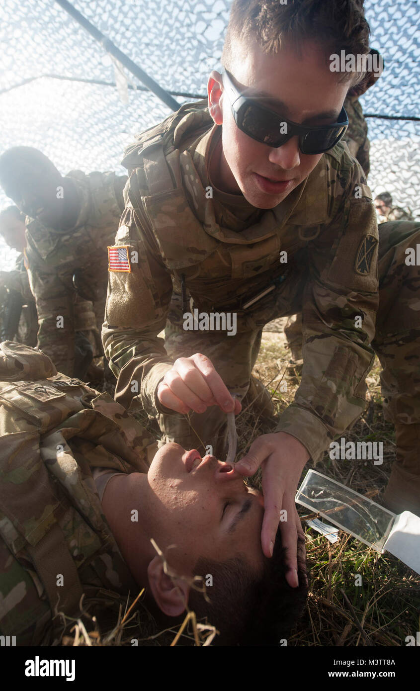 U.S. Army Specialist Alec White, a Soldier with the 5th Battalion 7th ...