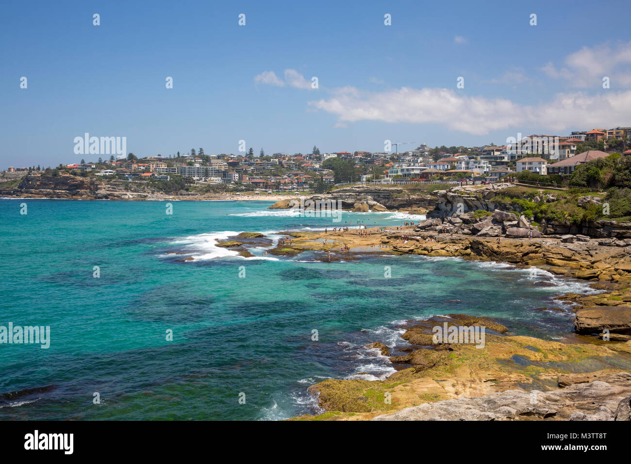 Mackenzies bay in Tamarama looking south towards Bronte beach in Sydney ...