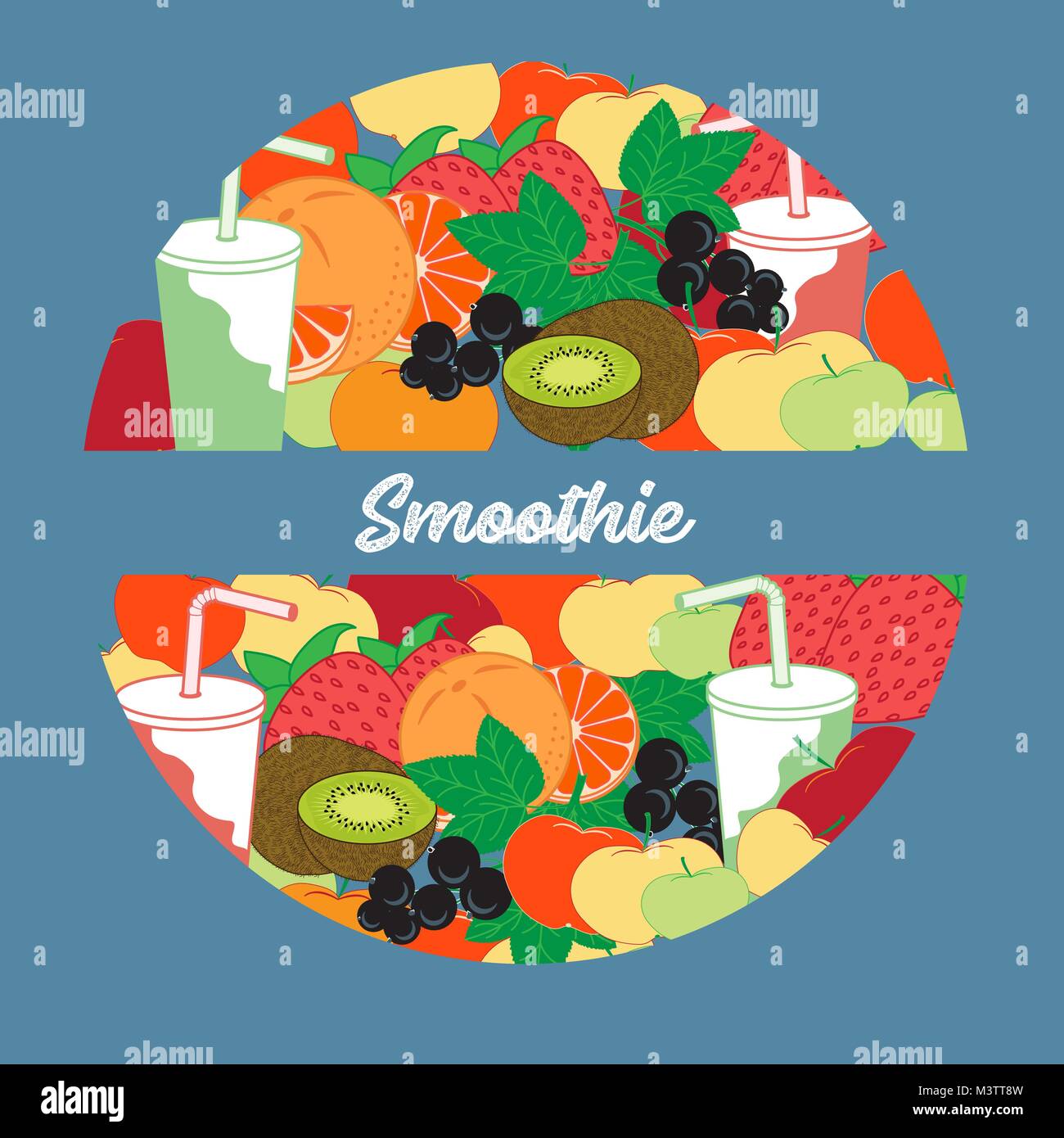 Smoothie and ingredients for making smoothie. Healthy eating habits ...