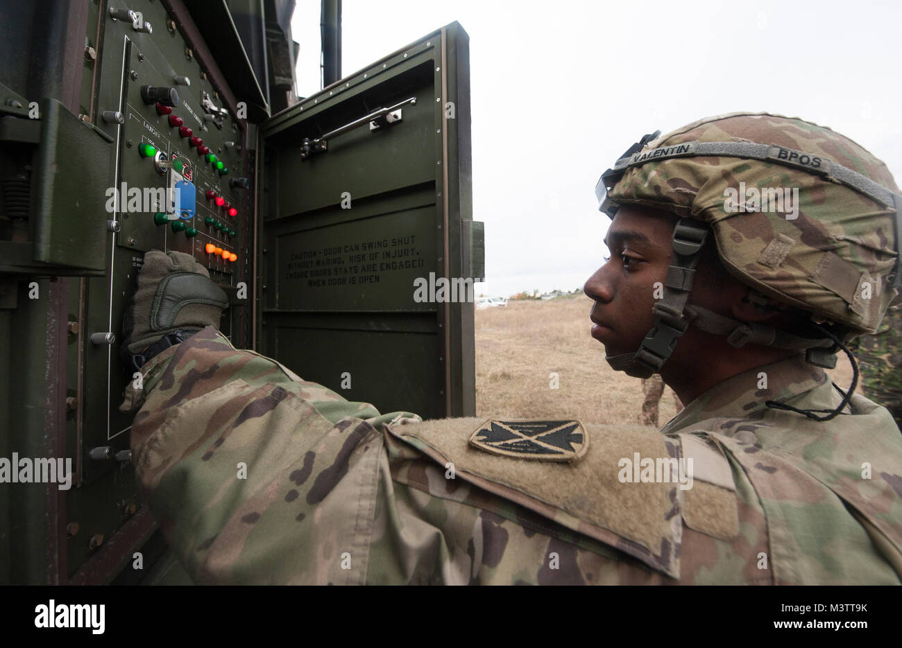 U.S. Army Pvt. 1st Class Jonathan Valentine, a Soldier with the 5th ...