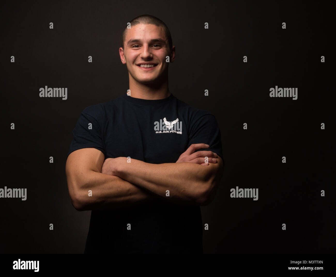 U.S. Air Force recruit, Steven Hartle, decided to join the Air Force to ...
