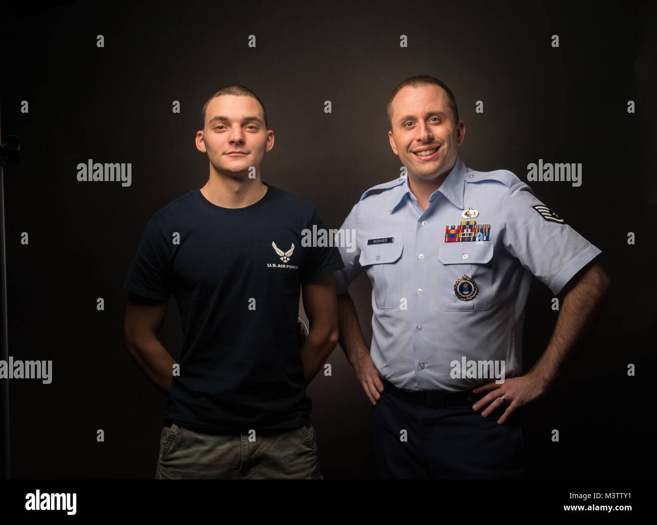 Joshua Bahr decided to join the Air Force to create a new path in life ...