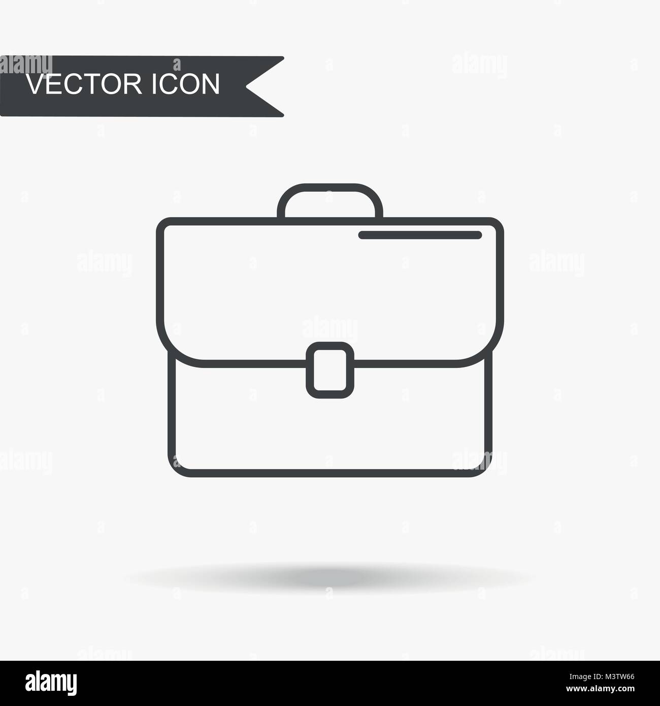 Modern and simple vector illustration icon portfolios, diplomat. Flat ...