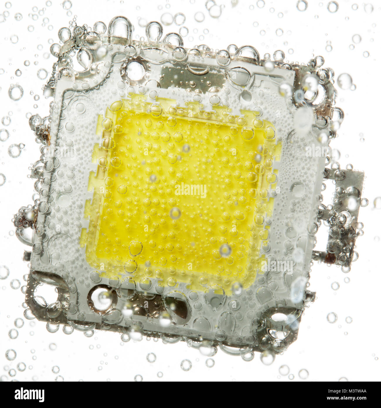 powerful LED crystal in bulb Stock Photo - Alamy