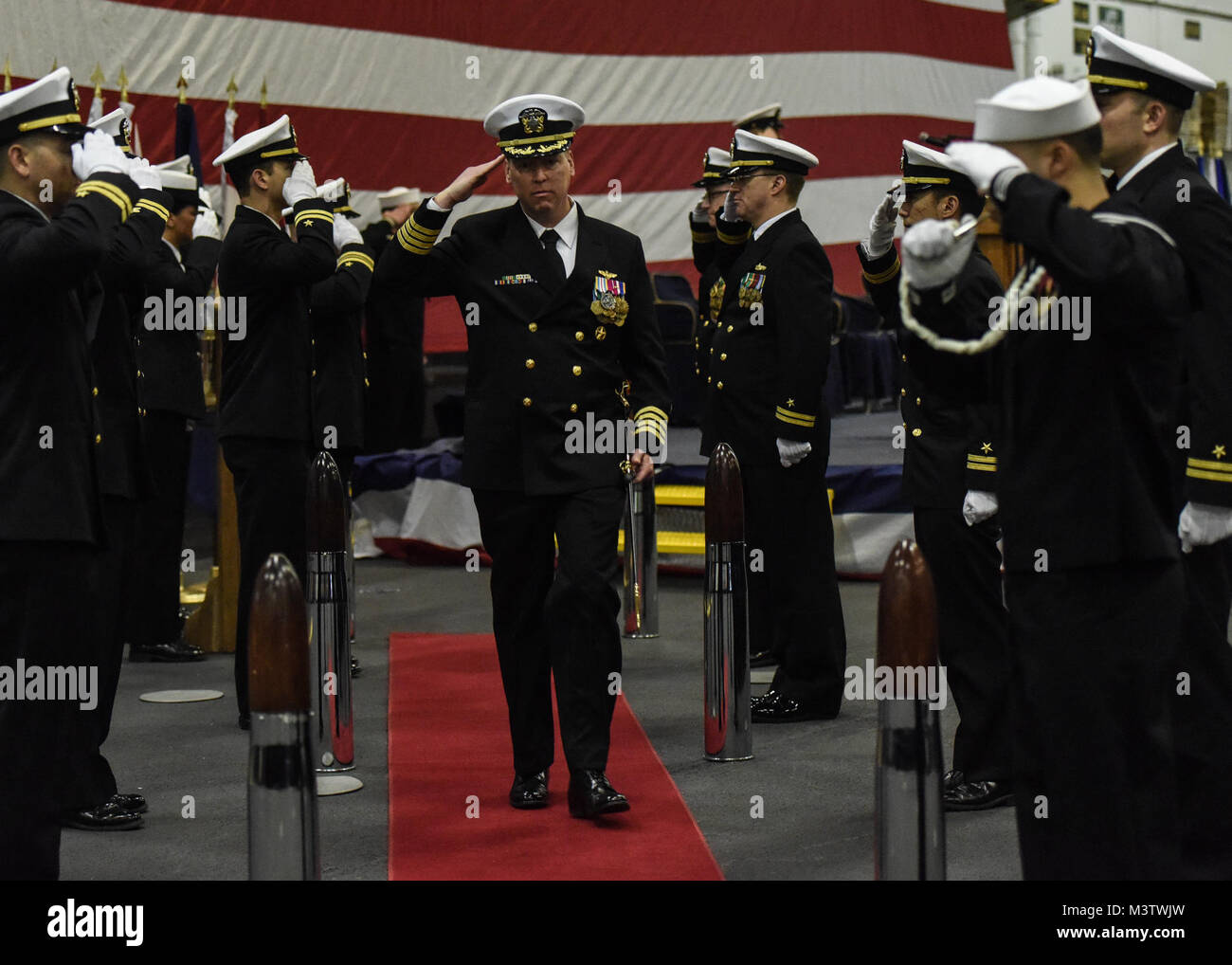 NAVAL BASE KITSAP-BREMERTON, Wash. (Jan. 12, 2017) – Capt. Kevin Lenox ...
