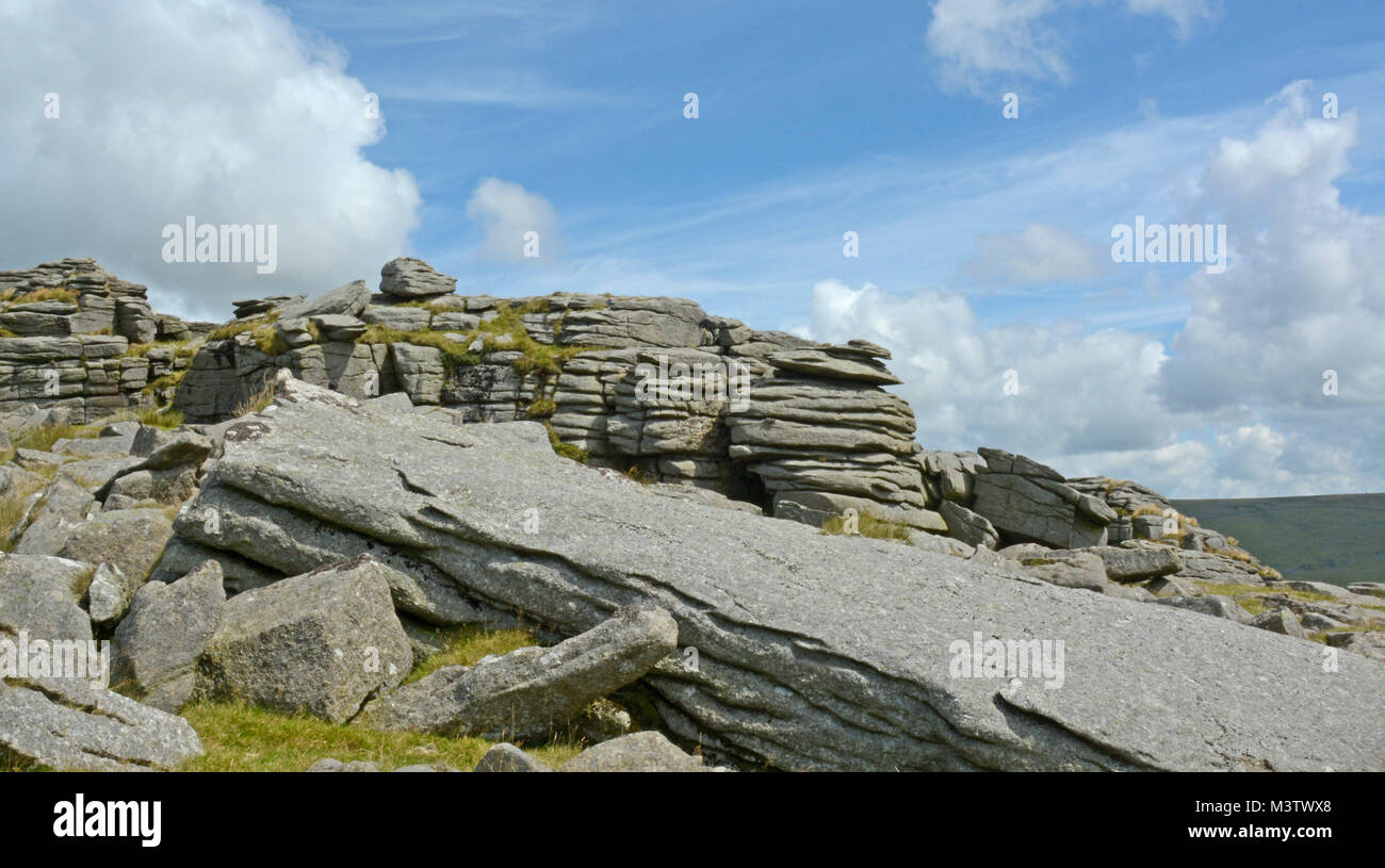 Great Staple Tor, Dartmoor National Park, Devon Stock Photo - Alamy