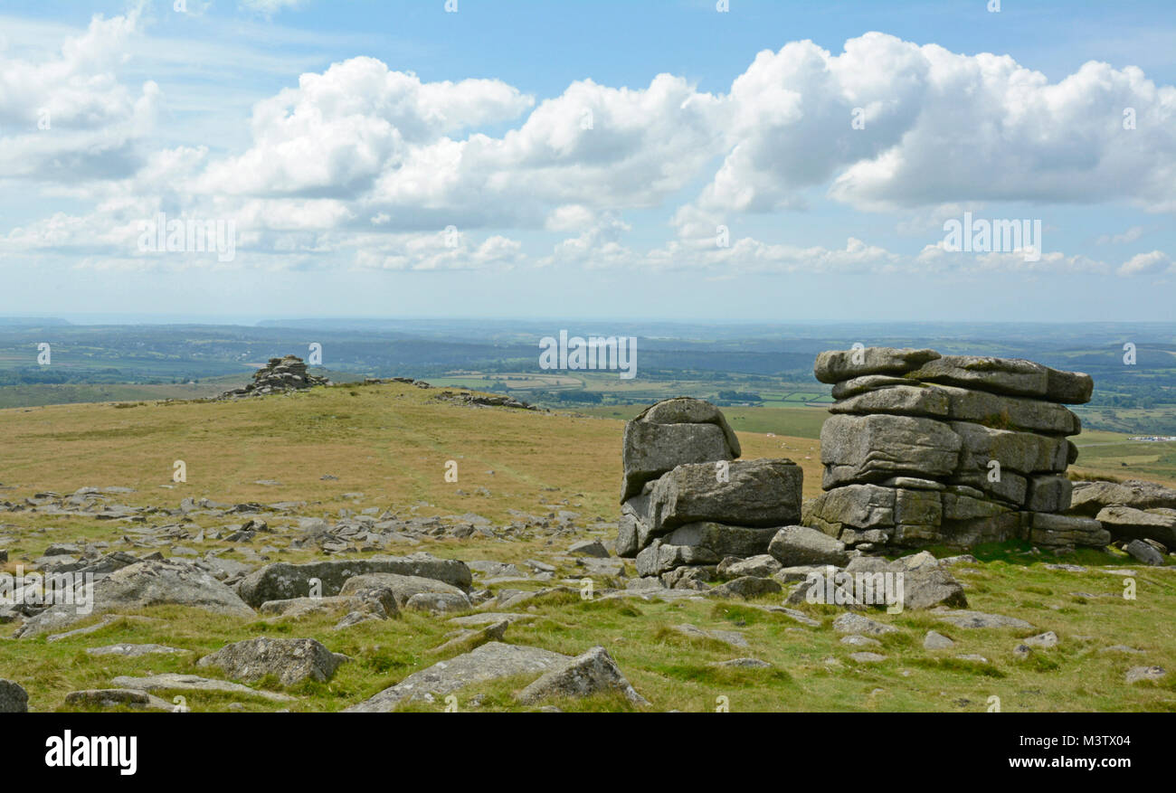 Great Staple Tor, Dartmoor National Park, Devon Stock Photo - Alamy