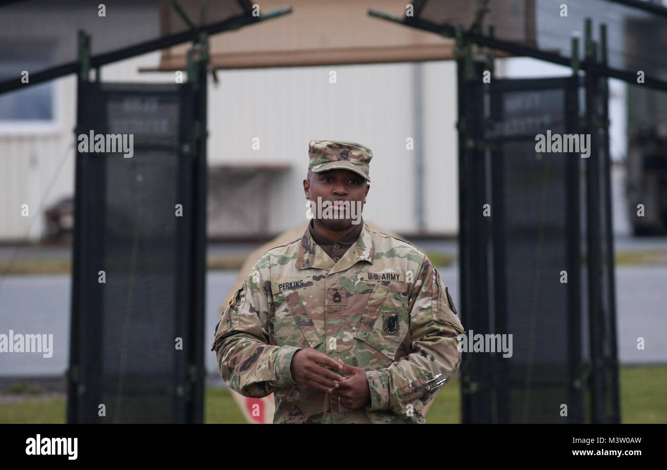 GRAFENWOEHR, Germany - U.S. Army Sgt. First Class Walter Perkins, a ...