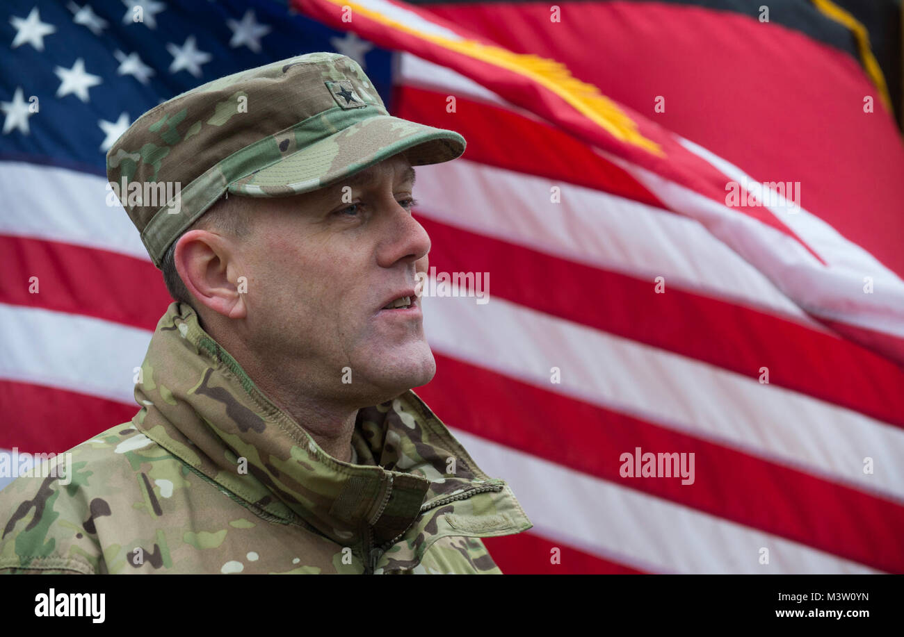 Grafenwoehr Germany Us Army Brigadier General Steven Ainsworth