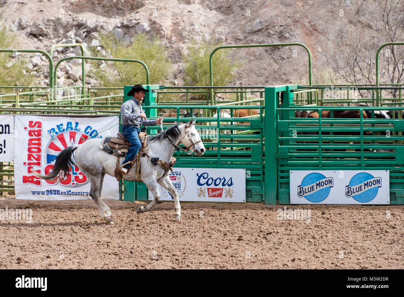 Gold Rush days in Wickenburg, AZ, with Rodeo at Everett Bowman Area in ...