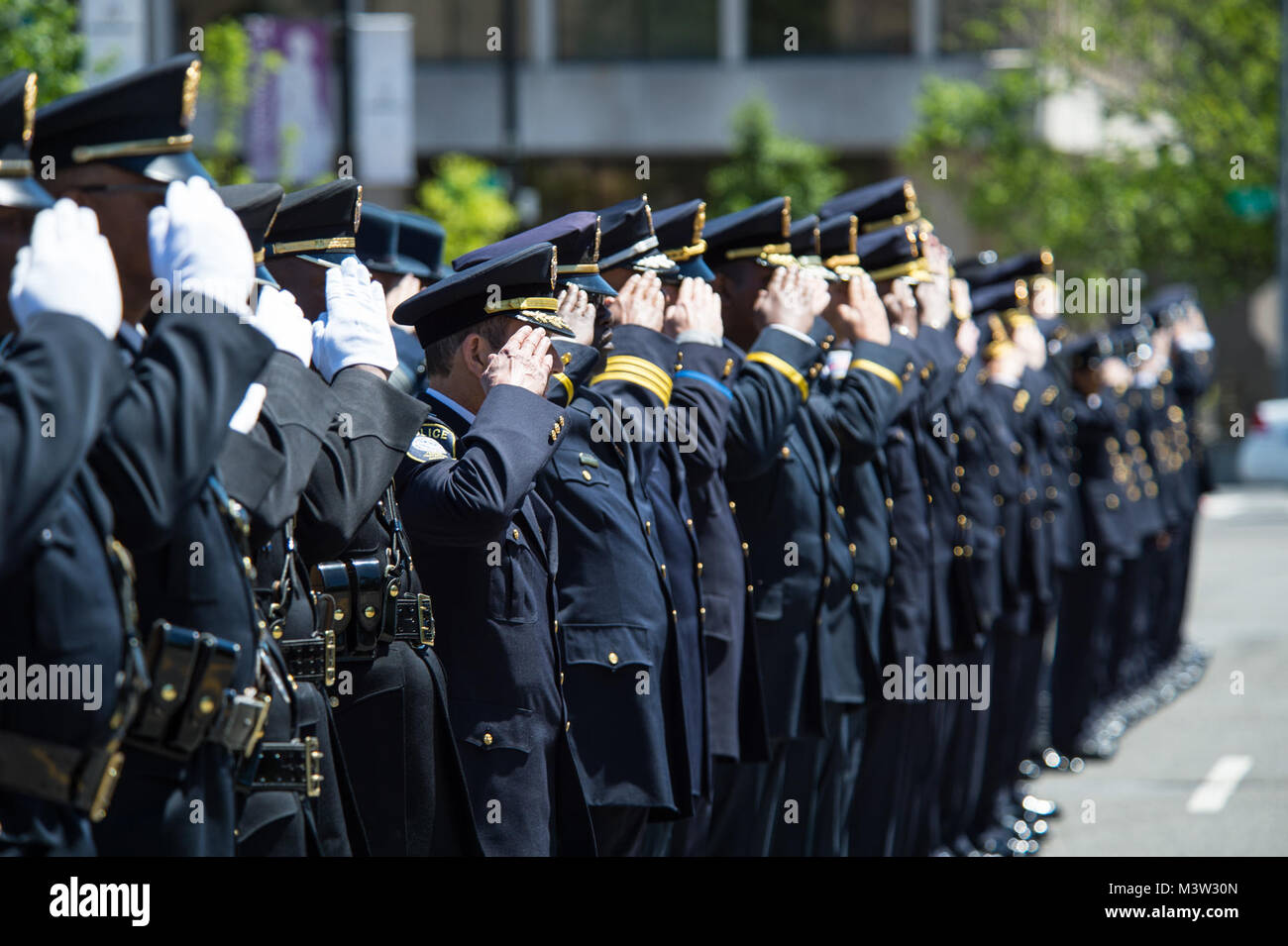 Annual washington area police memorial service hi-res stock photography ...