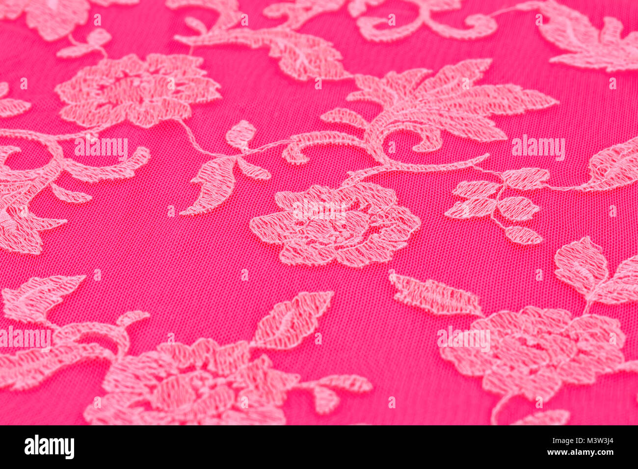 Pinkl fabric background closeup picture Stock Photo - Alamy