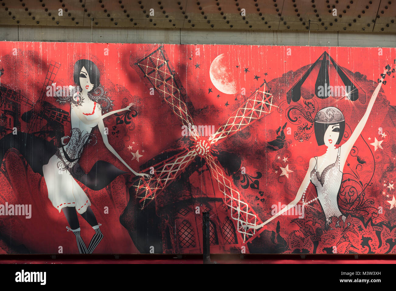 The Moulin Rougein Paris, France. Moulin Rouge is the most famous ...