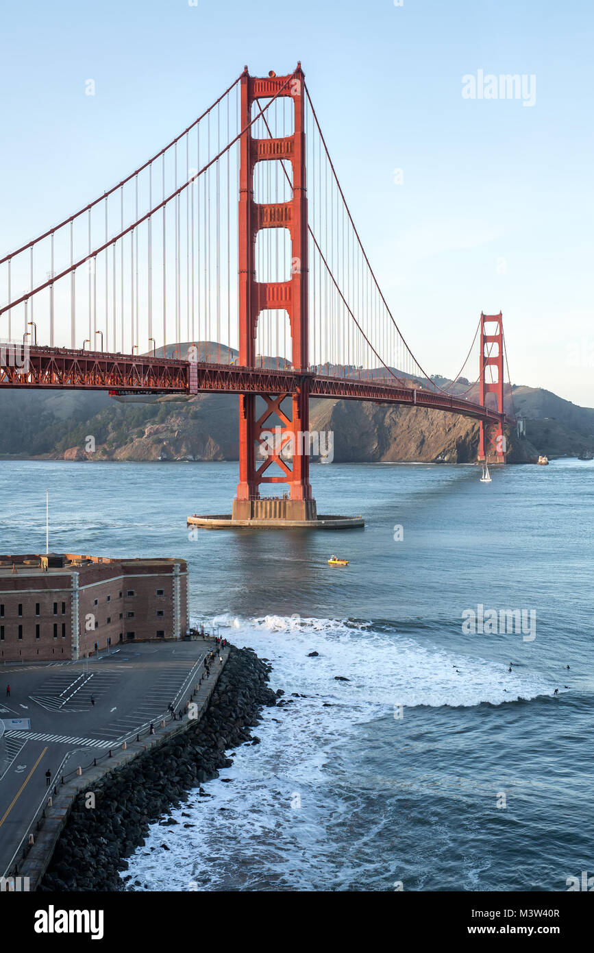 Beautiful cityscape of Golden Gate Bridge Stock Photo - Alamy