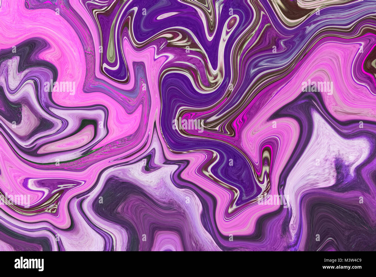 Juicy color mix painting with marbling. Marble texture. Paint splash ...