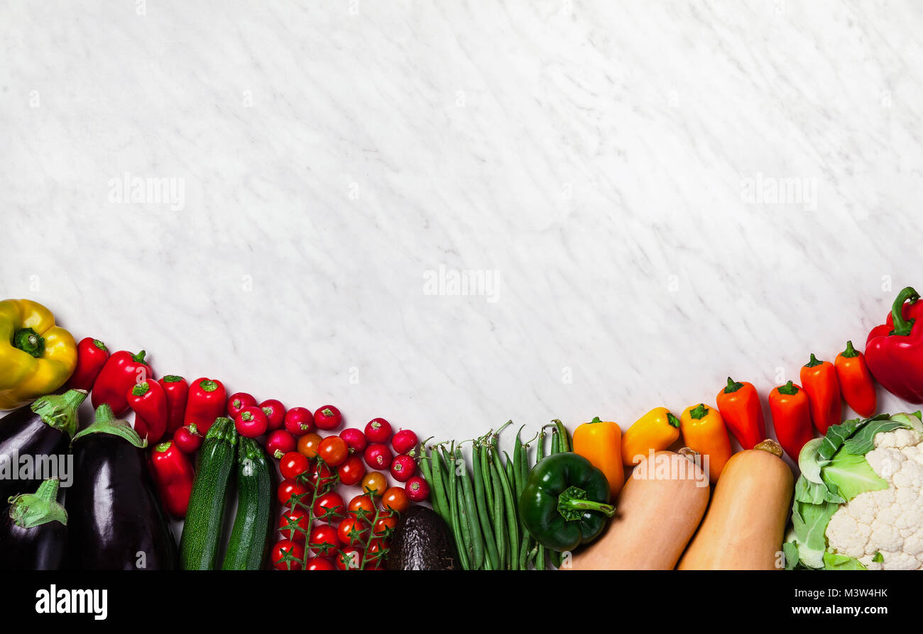 Organic food background. Food photography different fruits and ...