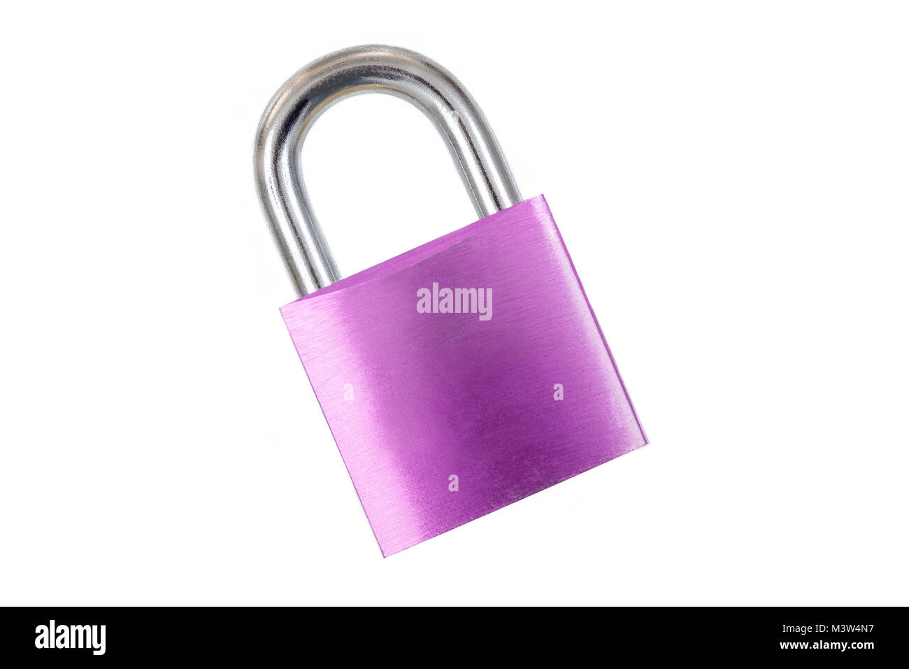 purple padlock isolated on white background without key Stock Photo - Alamy