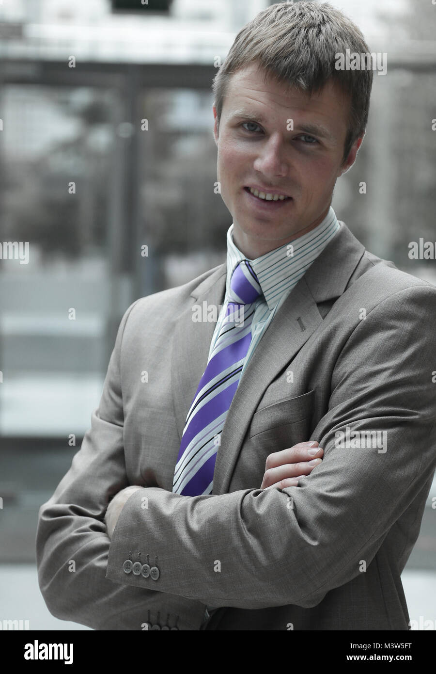 Portrait of a business man at the office Stock Photo - Alamy