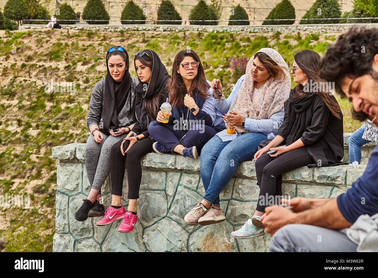 Iran students female hi-res stock photography and images - Alamy