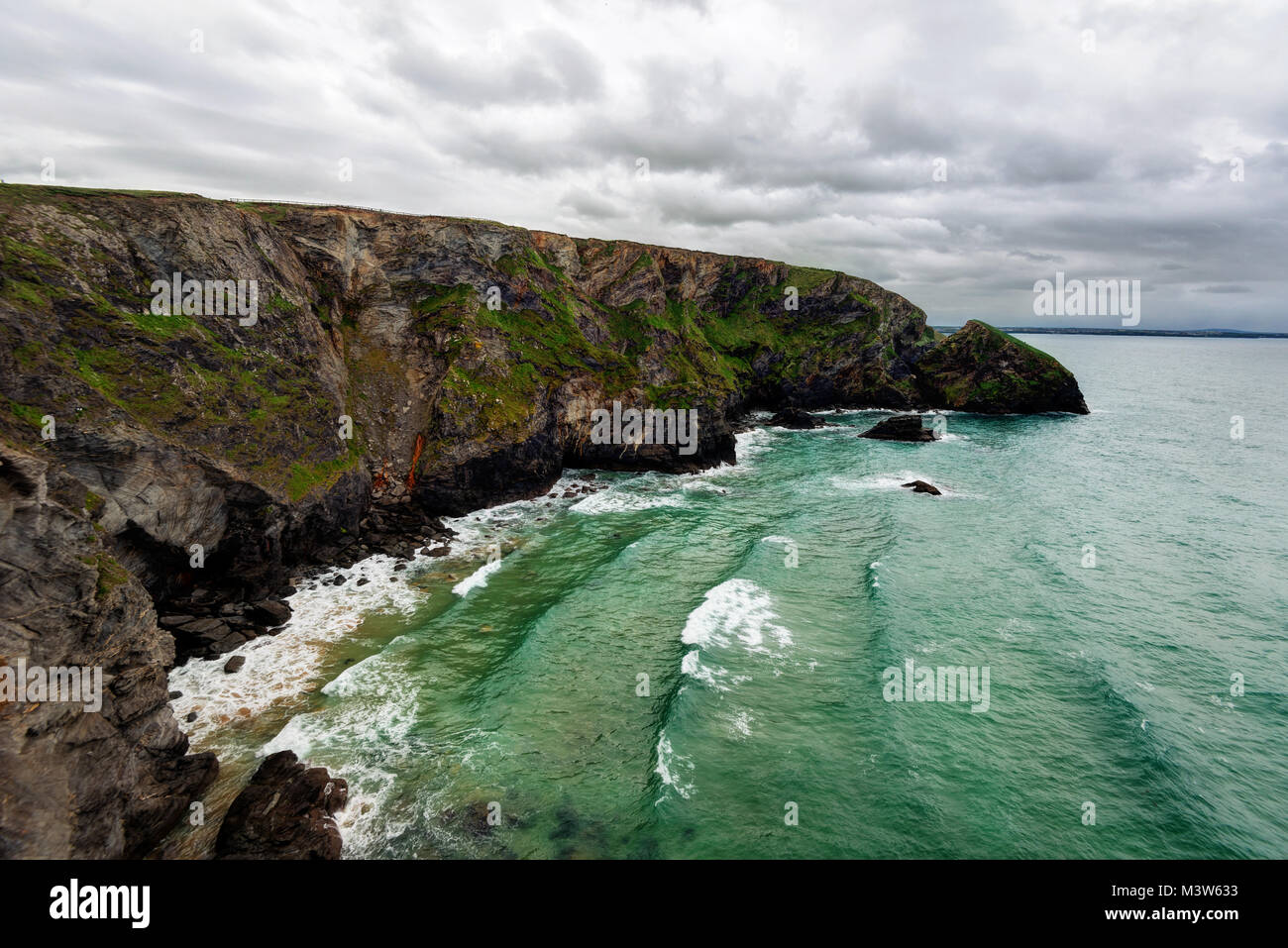 UK cliff coast cornwall taken in 2015 Stock Photo - Alamy