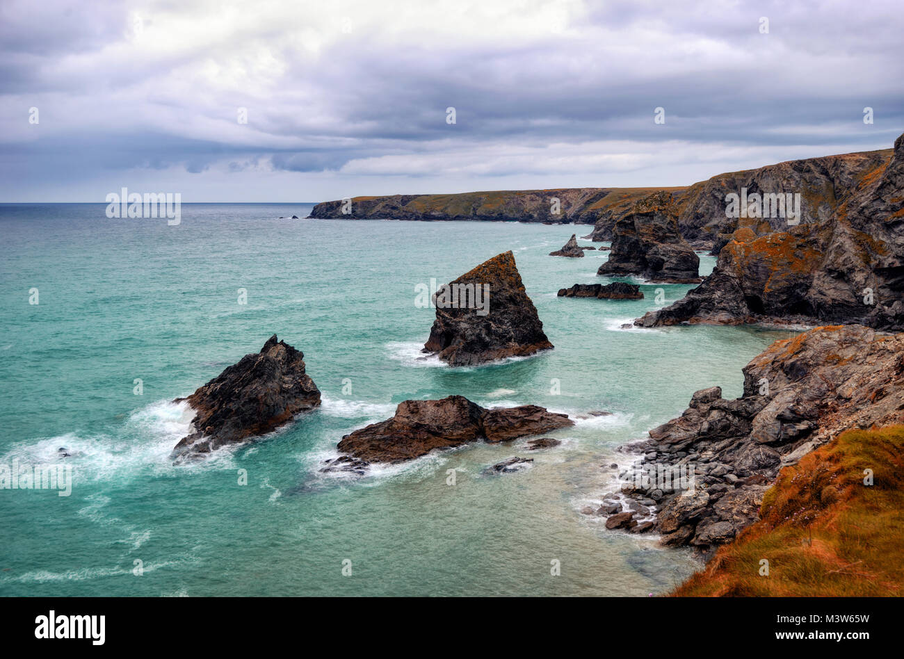 UK cliff coast cornwall taken in 2015 Stock Photo - Alamy