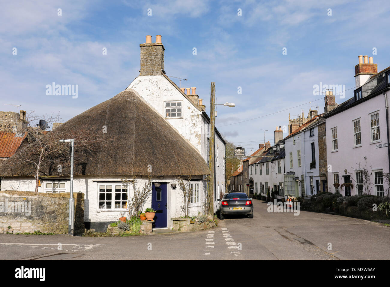 Church street nunney hi-res stock photography and images - Alamy