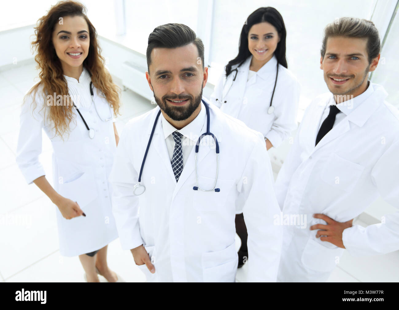 portrait of a professional team of doctors Stock Photo - Alamy