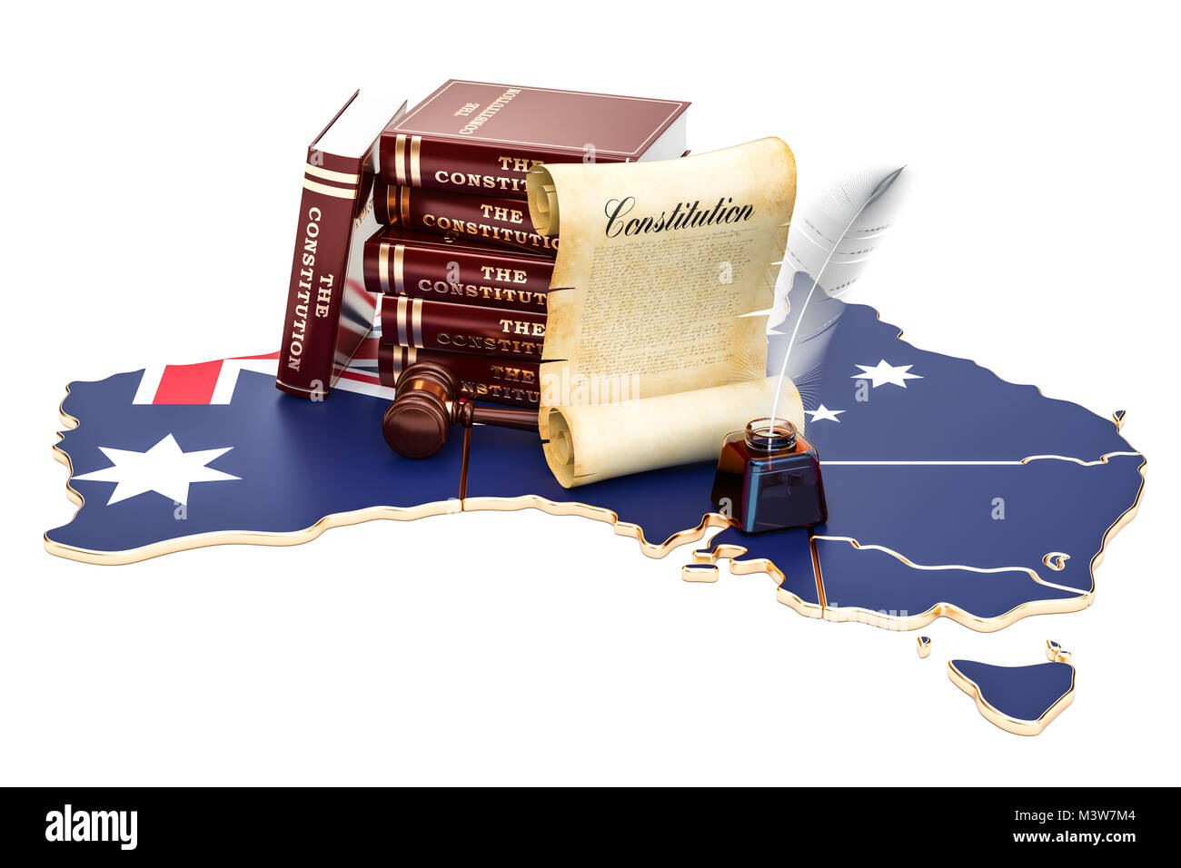 Constitution of Australia concept, 3D rendering Stock Photo - Alamy