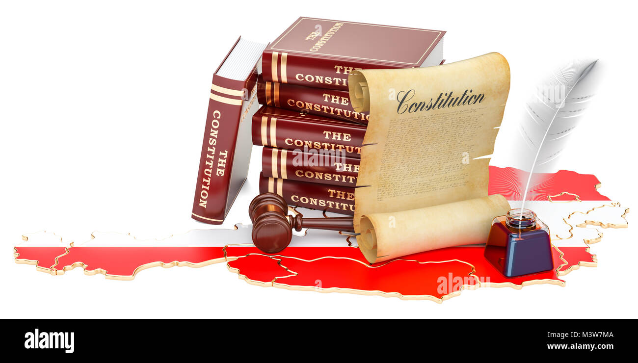Constitution of Austria concept, 3D rendering Stock Photo - Alamy