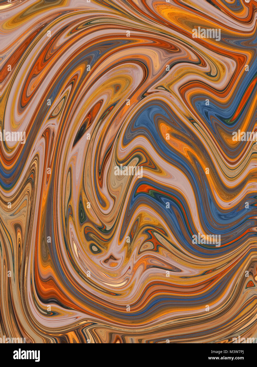 Juicy color mix painting with marbling. Marble texture. Paint splash ...