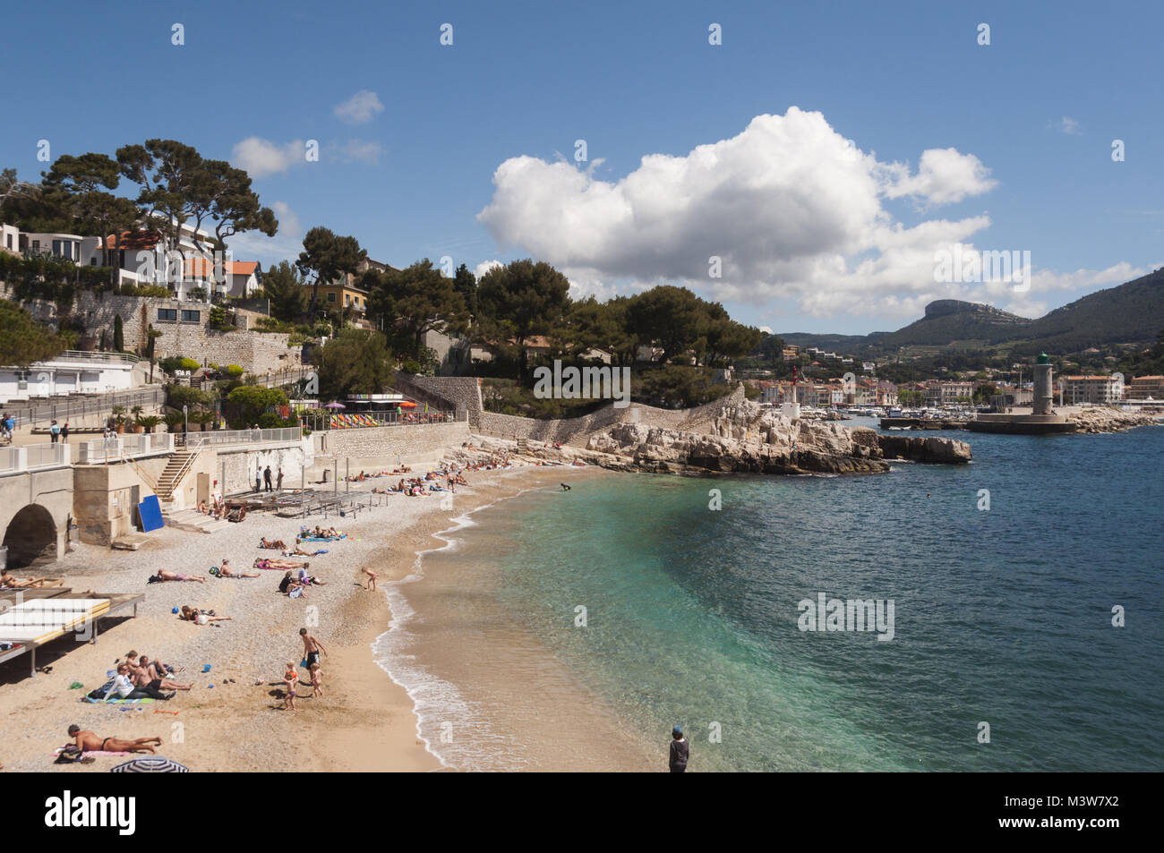 Cassis beach sea french riviera cote dazur hi-res stock photography and ...