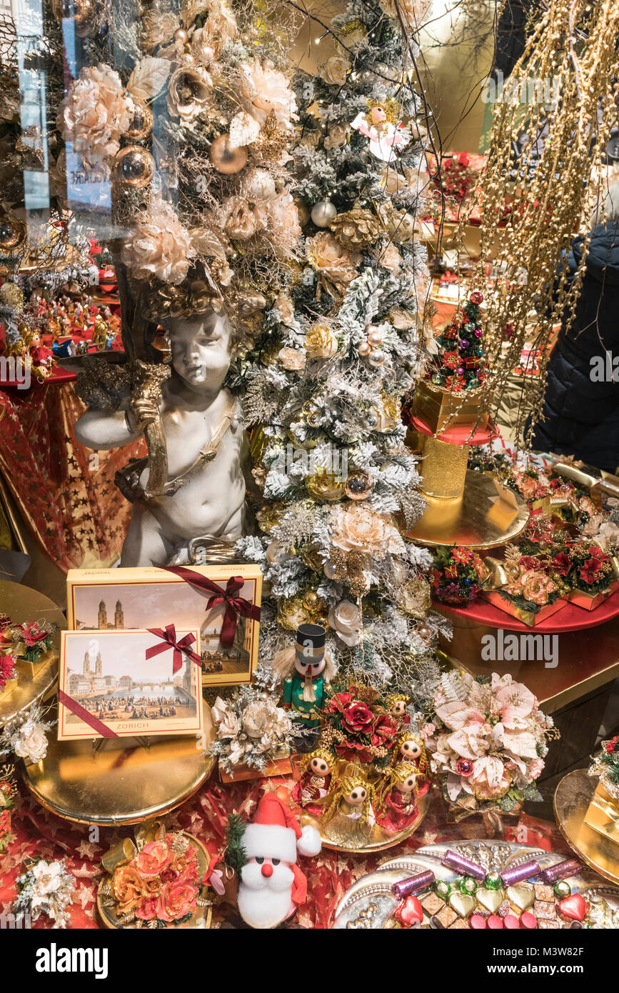 Confiserie Teuscher, shop window, swiss chocolate shop, Zurich ...
