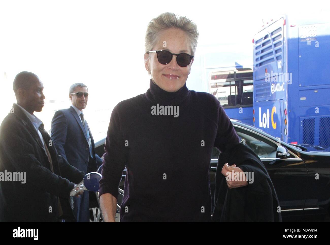 Sharon Stone departs from the airport Featuring: Sharon Stone Where ...