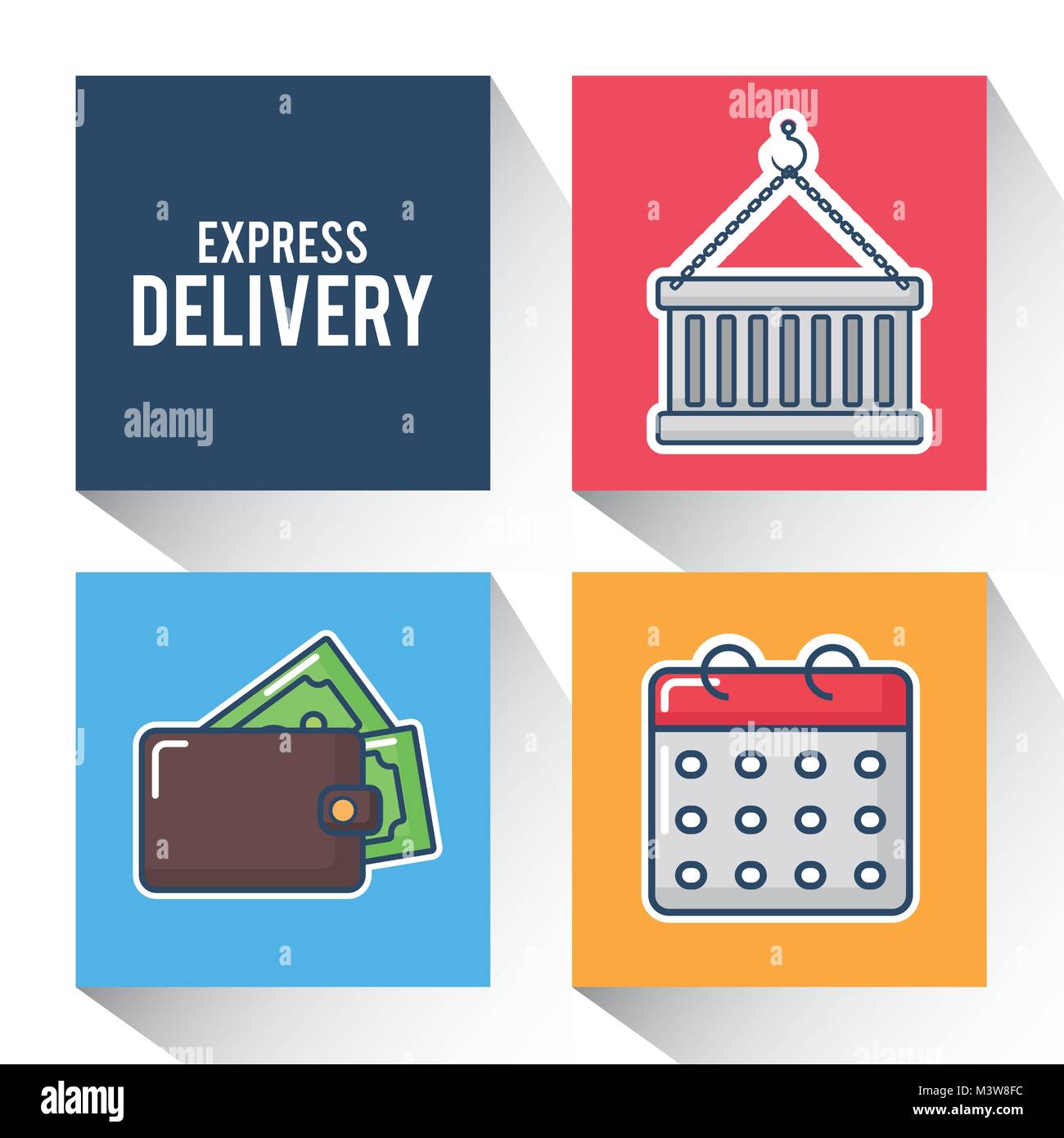 Money express Stock Vector Images - Alamy