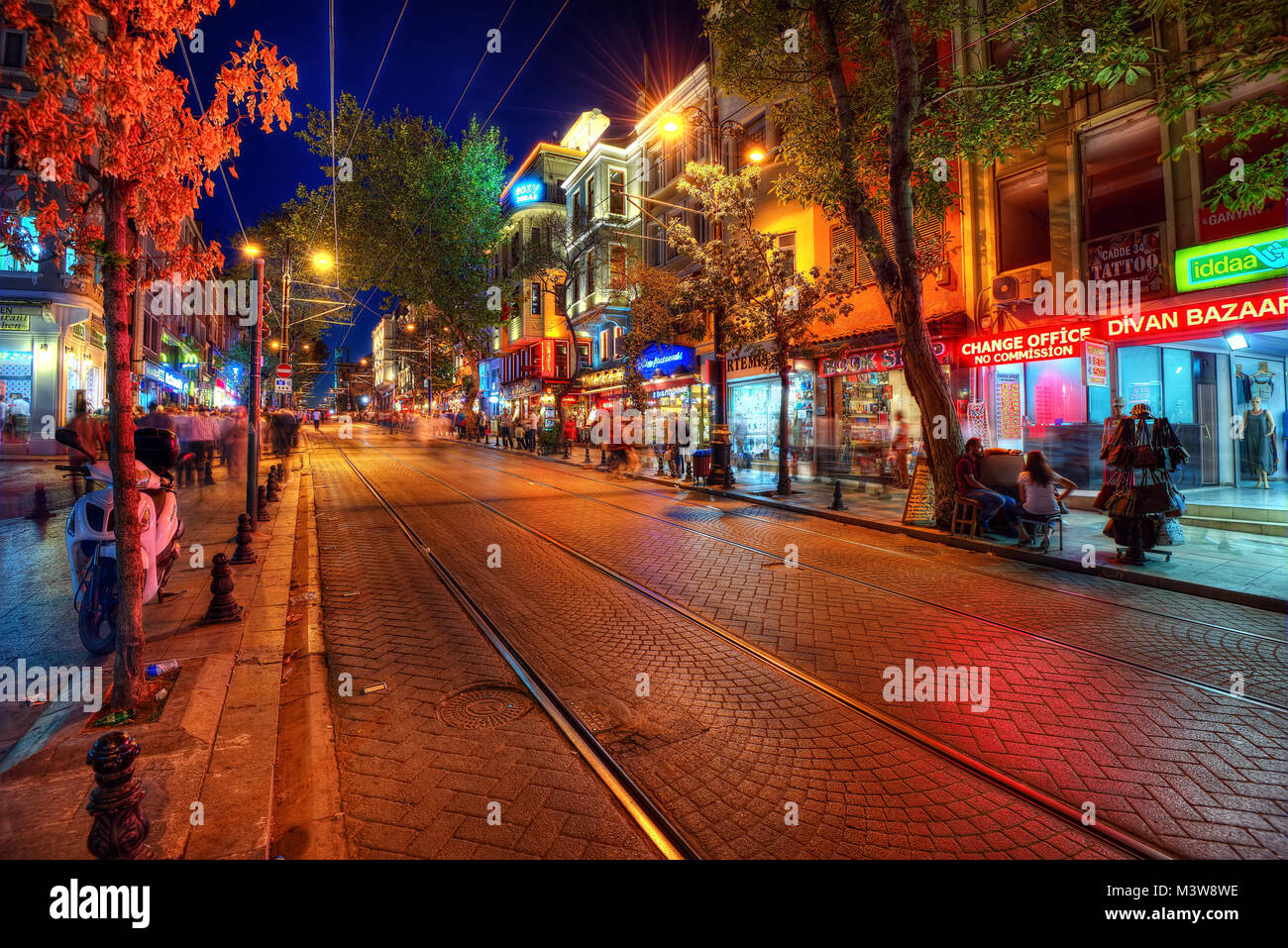 Turkey Street Market at Night taken in 2015 Stock Photo - Alamy