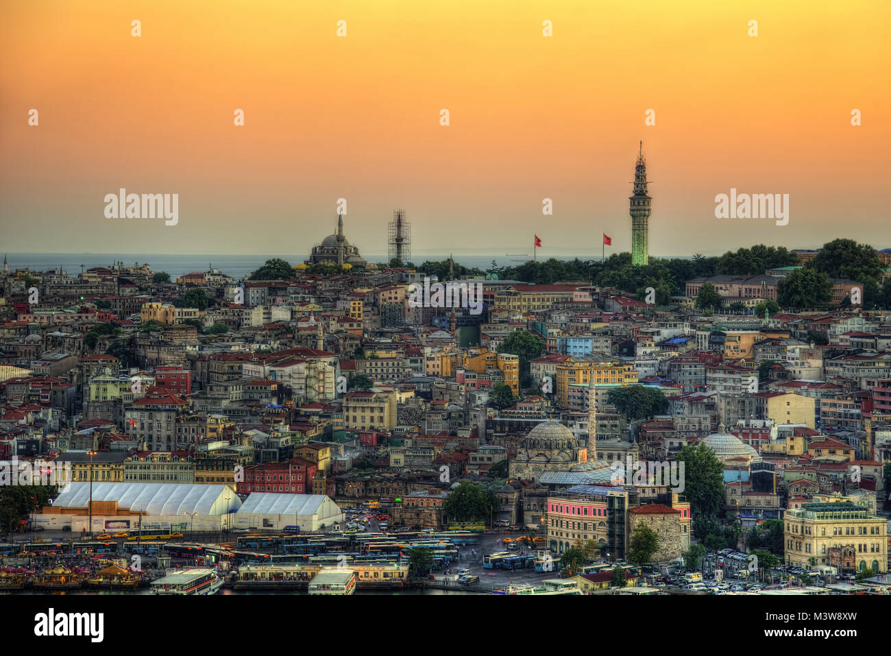 Aerial of blue mosque istanbul hi-res stock photography and images - Alamy