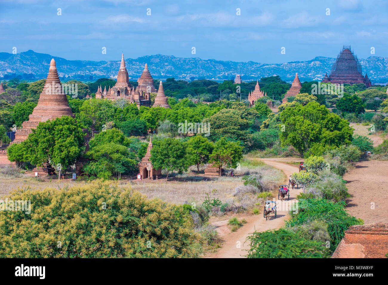 BAGAN , MYANMAR - SEP 04 : The Temples of bagan in Myanmar on September ...