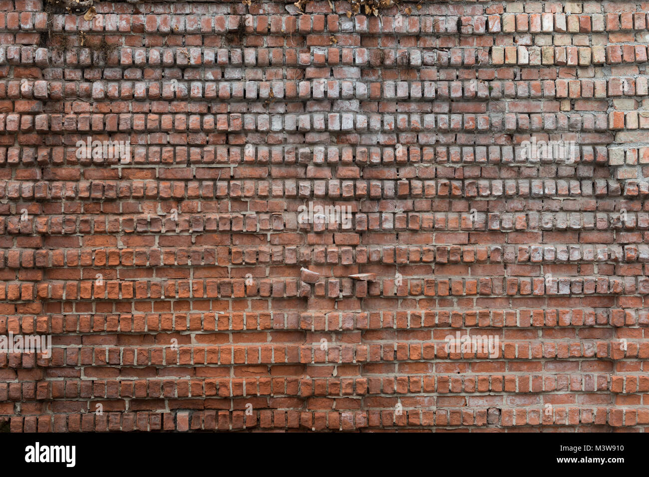 Old brick background, texture and pattern. Big red brick wall Stock ...