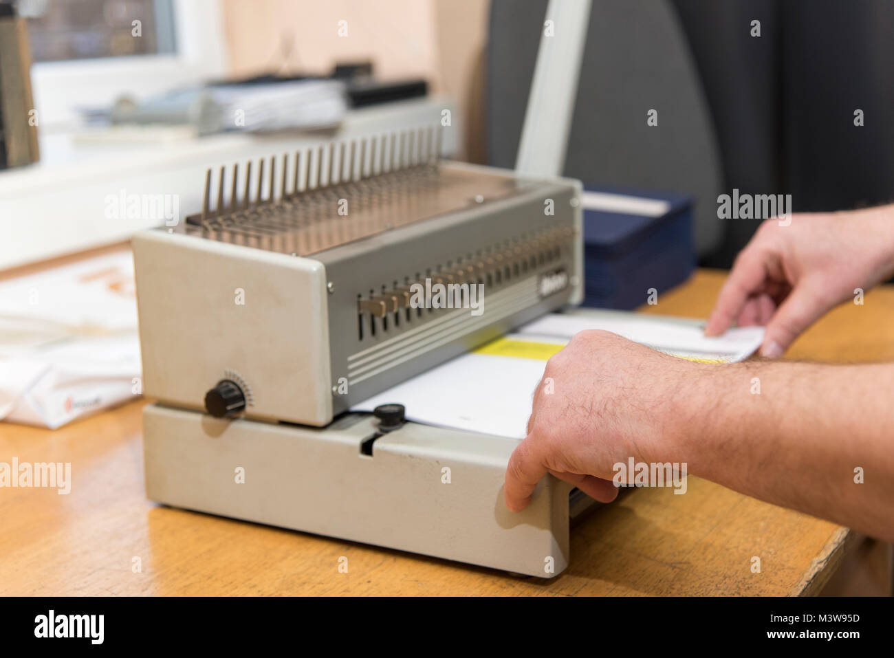 Binding attachment hi-res stock photography and images - Alamy