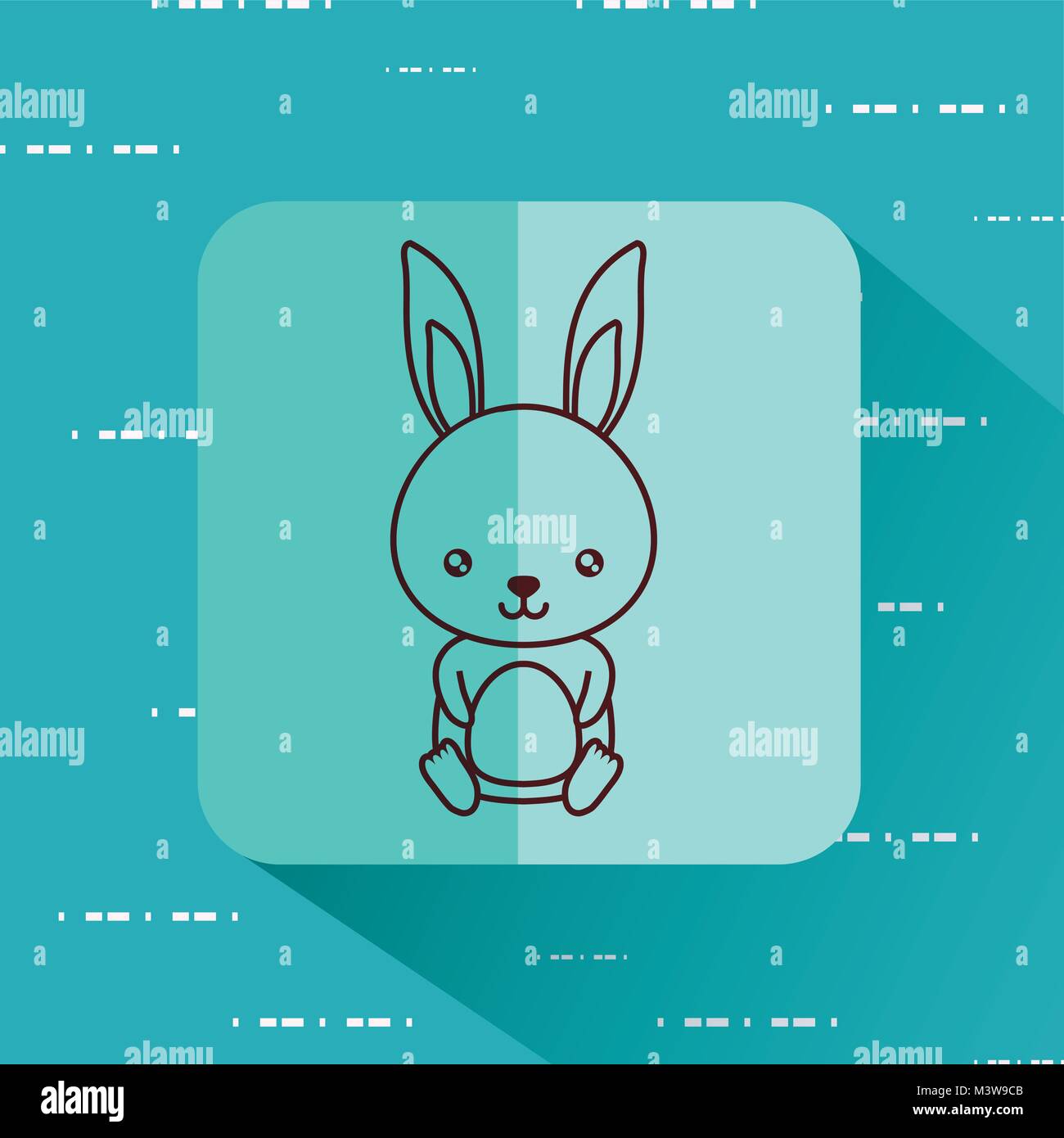 cute rabbit icon image Stock Vector Image & Art - Alamy