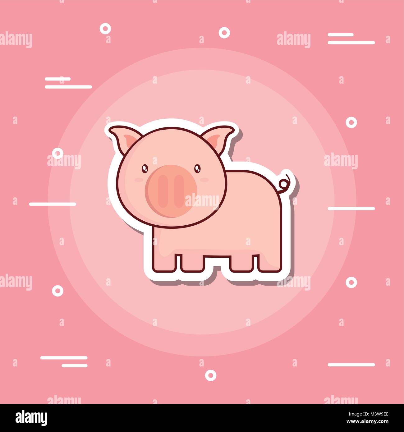 cute pig icon image Stock Vector Image & Art - Alamy