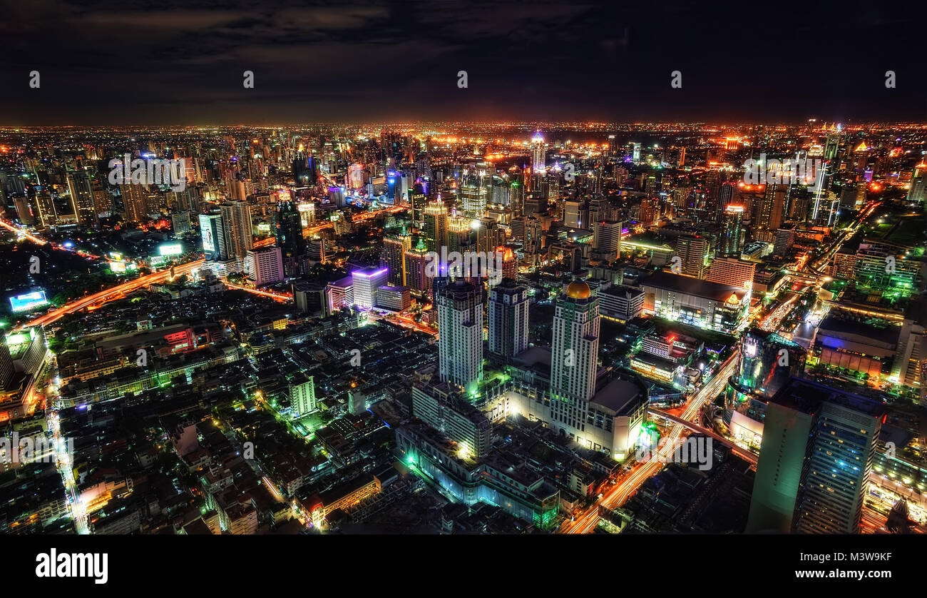 Bangkok Skyscrapers Aerial taken in 2015 Stock Photo - Alamy