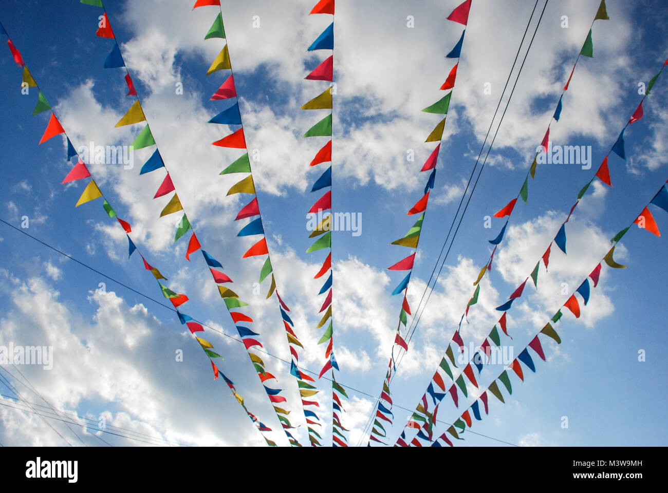 Flags flutter in sunshine hi-res stock photography and images - Alamy